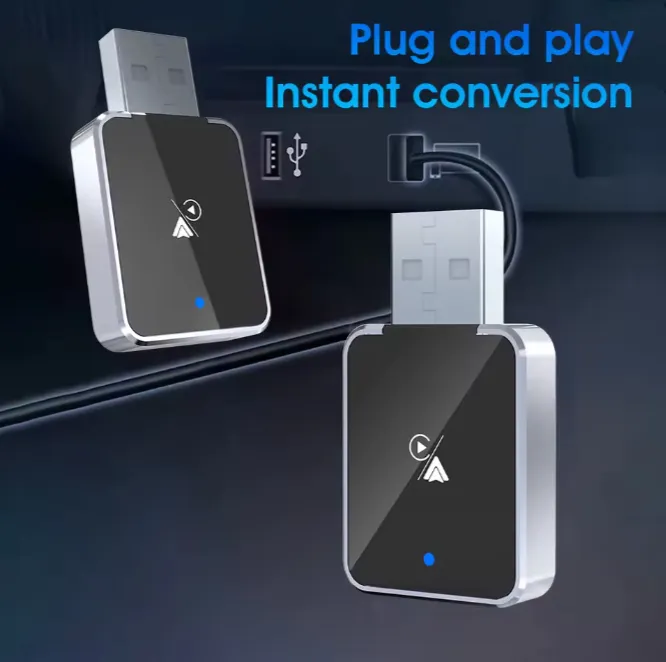 ADAPTADOR CARPLAY ANDROID AUTO USB Y USBC