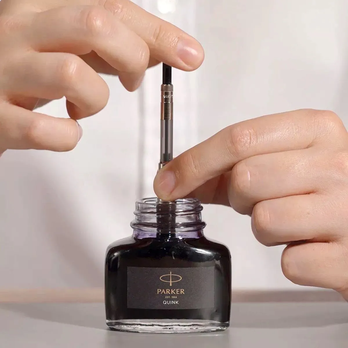 TINTA PARA PLUMA PARKER NEGRA FRASCO 57ML