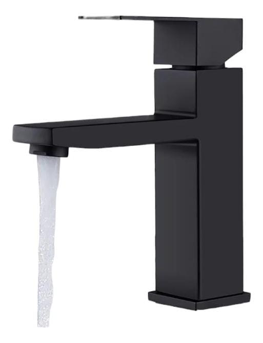 Ripley - GRIFO MONOMANDO PARA LAVABO CLÁSICO EN ACERO EN COLOR NEGRO