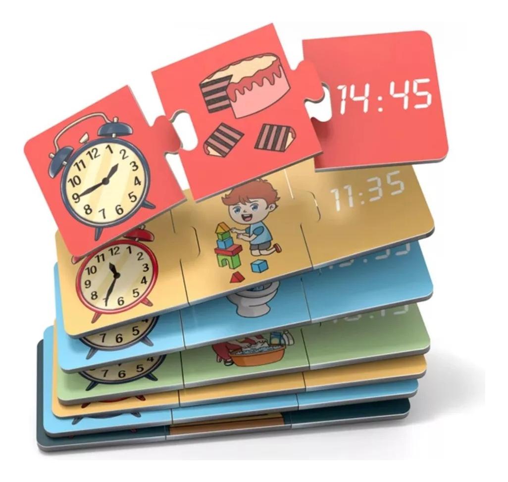 Ripley - RELOJ PUZZLE INTERACTIVO PARA APRENDER RUTINAS DIARIAS