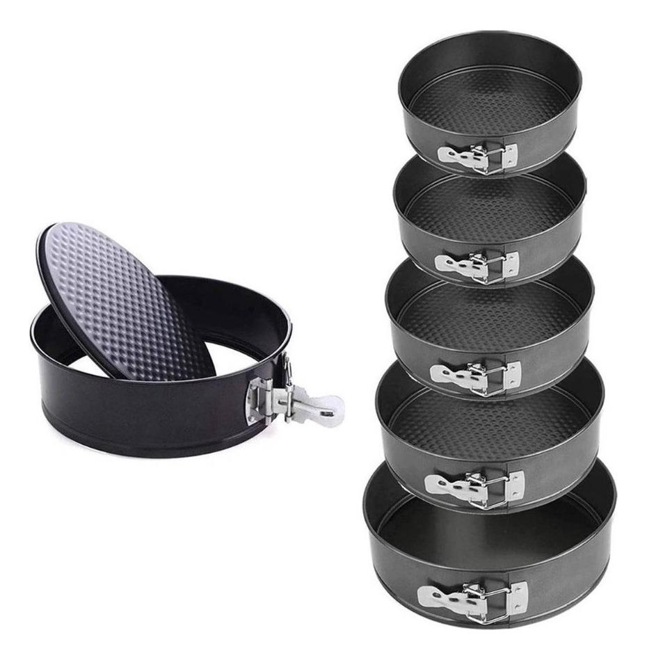 Ripley - SET DE MOLDES DESMONTABLES PARA TORTAS - 6 TAMAÑOS NEGROS