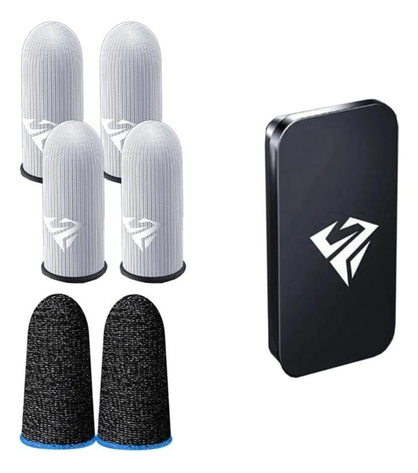 SET DE 6 DEDALES GAMER PARA PROTECCION Y ESTILO EN JUEGO