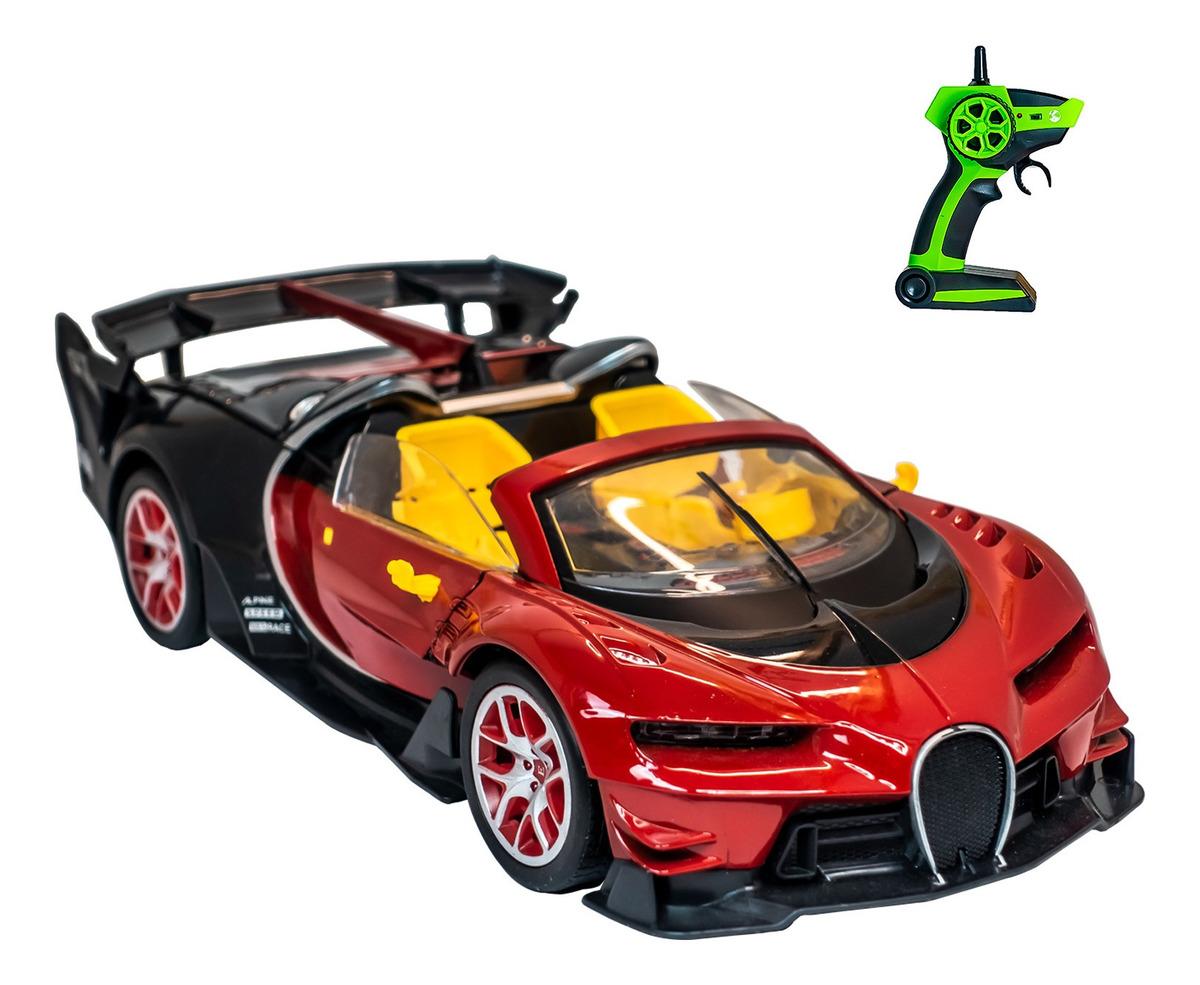 AUTO BUGATTI CONTROL REMOTO RECARGABLE 20KM/H PARA NIÑOS