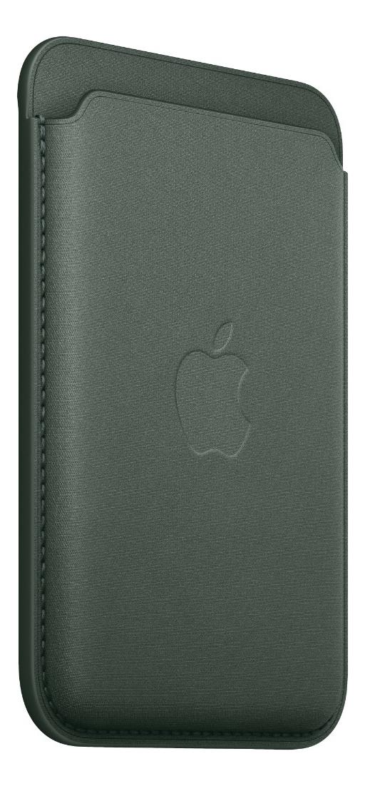 BILLETERA MAGSAFE TRENZADA VERDE PARA IPHONE 11 A 15
