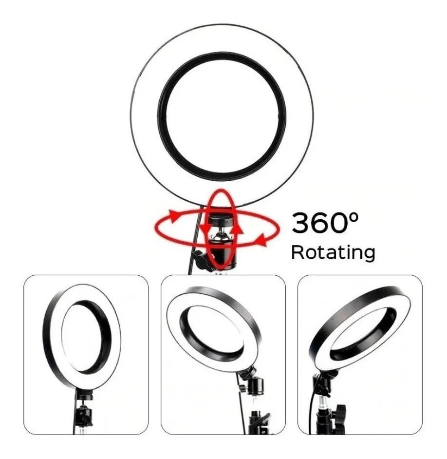 Ripley - ARO LED DE 26 CM CON TRÍPODE AJUSTABLE Y LUZ REGULABLE