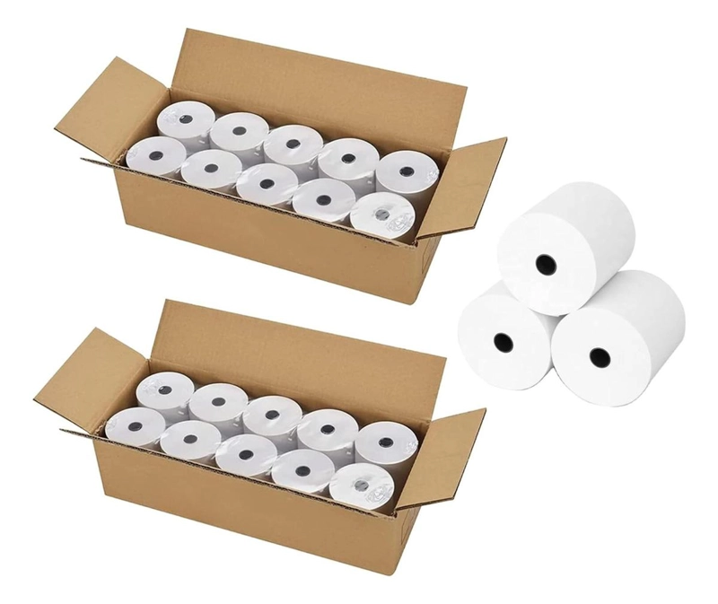 ROLLOS TE RMICOS 80MM X 80M PARA IMPRESION SIN VENCIMIENTO