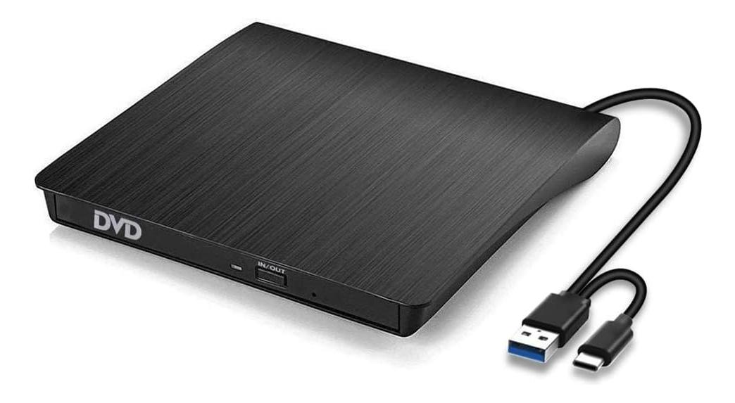 GRABADOR EXTERNO USB 3.0 PARA CD Y DVD CON VELOCIDAD 8X
