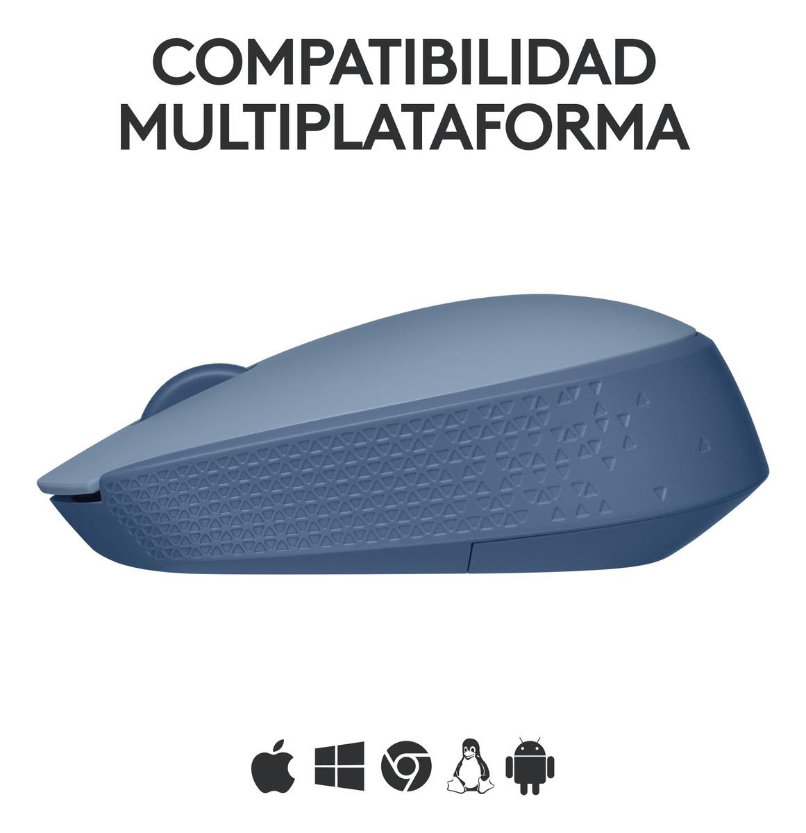 MOUSE INALAMBRICO LOGITECH M170 CON RUEDA Y 3 BOTONES