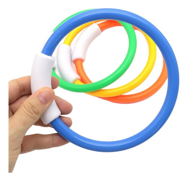 DIVERSION ACUATICA: 4 CIRCULOS DE PVC PARA NIÑOS