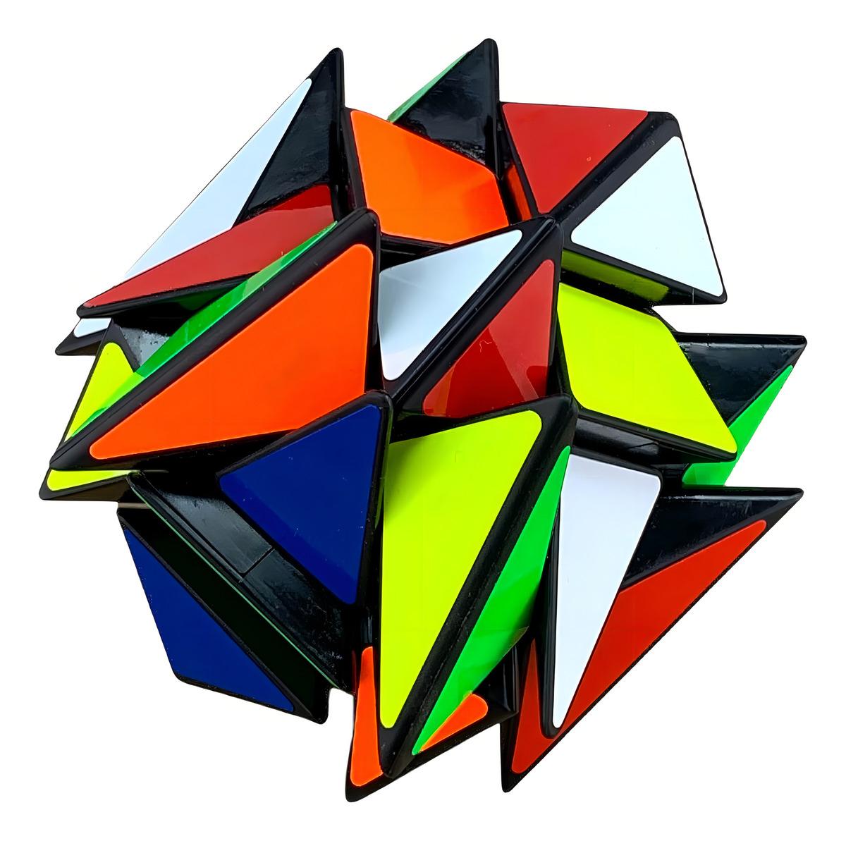 CUBO RUBIK QIYI AXIS 3X3 EN NEGROS, DIVERSION SIN FIN