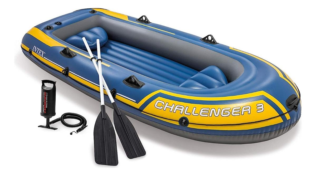 BOTE INFLABLE INTEX CHALLENGER 3 PARA DIVERSION ACUATICA