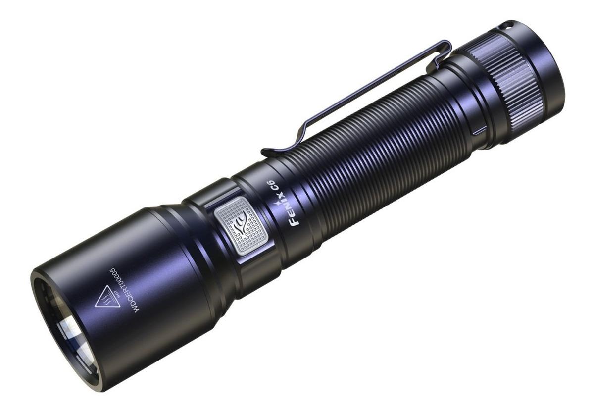 LINTERNA TACTICA FE NIX C6: 1500LM, 300M, RECARGABLE Y RESISTENTE