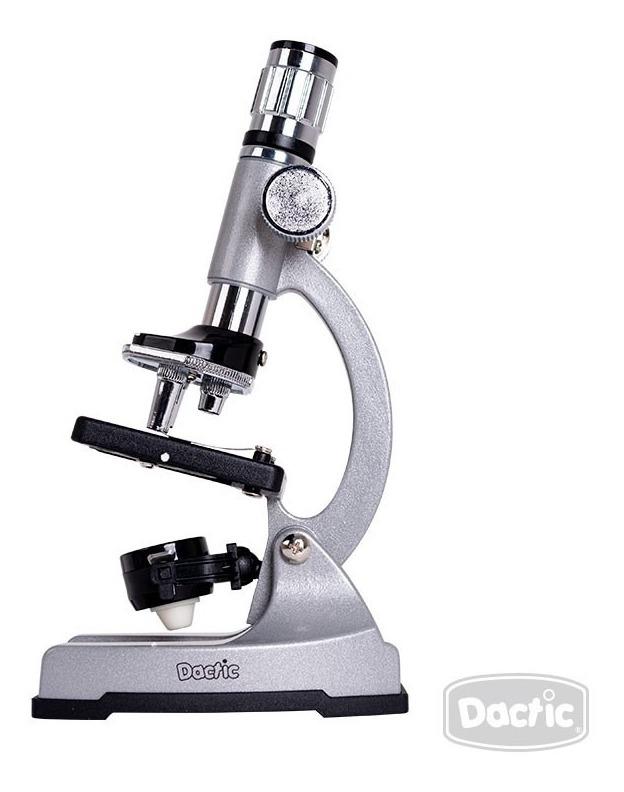 MICROSCOPIO ESCOLAR DACTIC 900X CON ACCESORIOS Y BOLSA