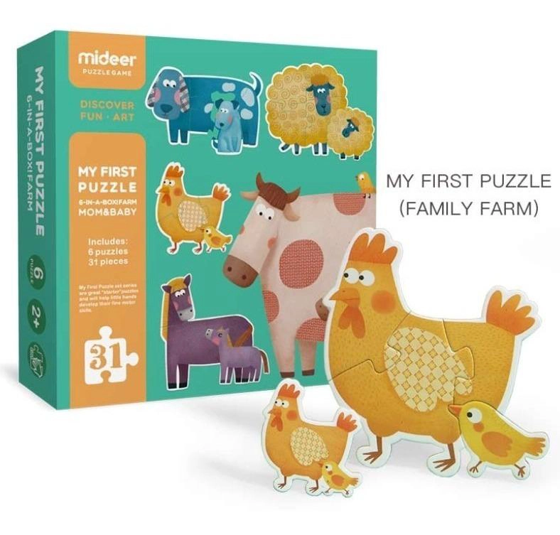 PUZZLE INTERACTIVO DE ANIMALES PARA NIÑOS DE 2 A 4 AÑOS