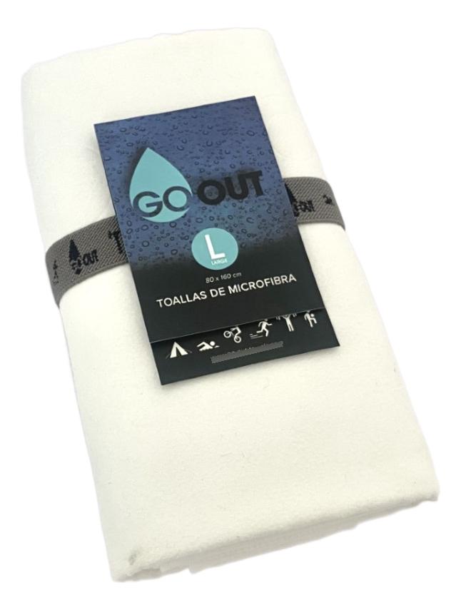 TOALLA DE MICROFIBRA ULTRA ABSORBENTE TAMAÑO L GO OUT