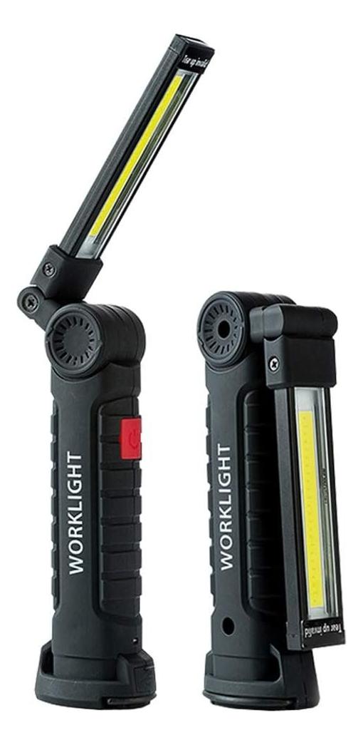 LINTERNA TACTICA LED RECARGABLE PLEGABLE CON MODOS MULTIUSO