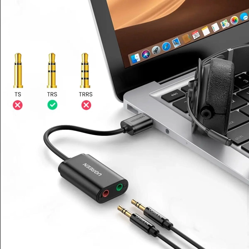 CONECTOR ESTE REO CANAL DUAL PARA MICROFONO Y AUDIFONO