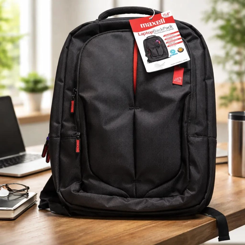 MOCHILA PARA NOTEBOOK 15 PULGADAS COLOR NEGRA