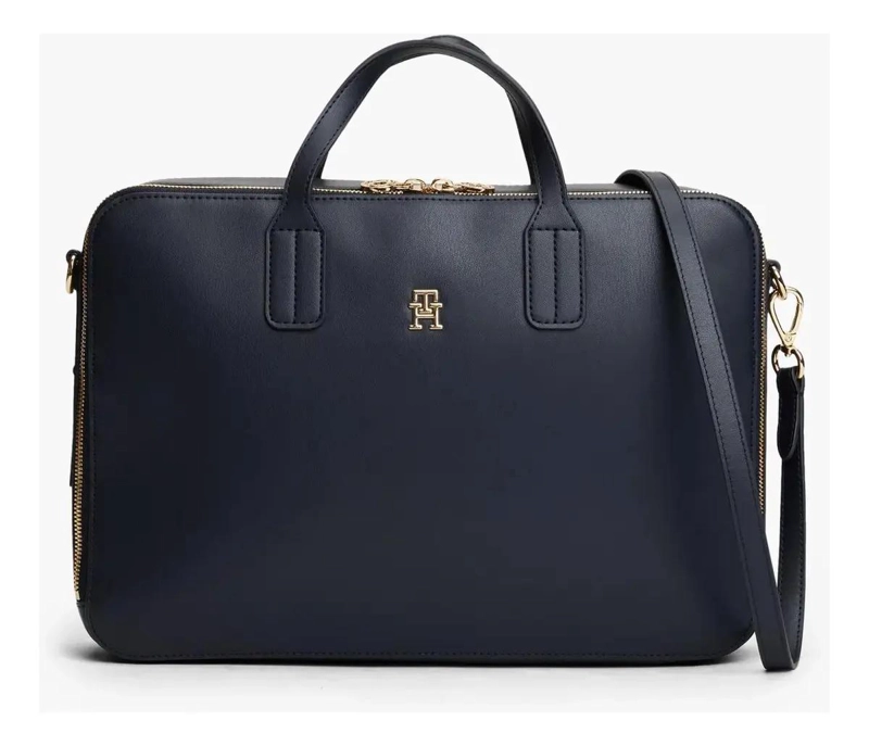 BOLSO PARA LAPTOP COLOR AZUL CON ACABADO RESISTENTE
