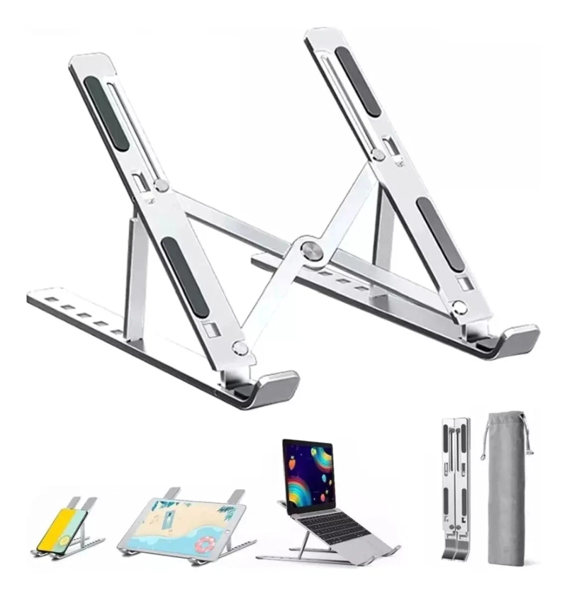 BASE SOPORTE PLEGABLE PARA LAPTOP DE ALUMINIO