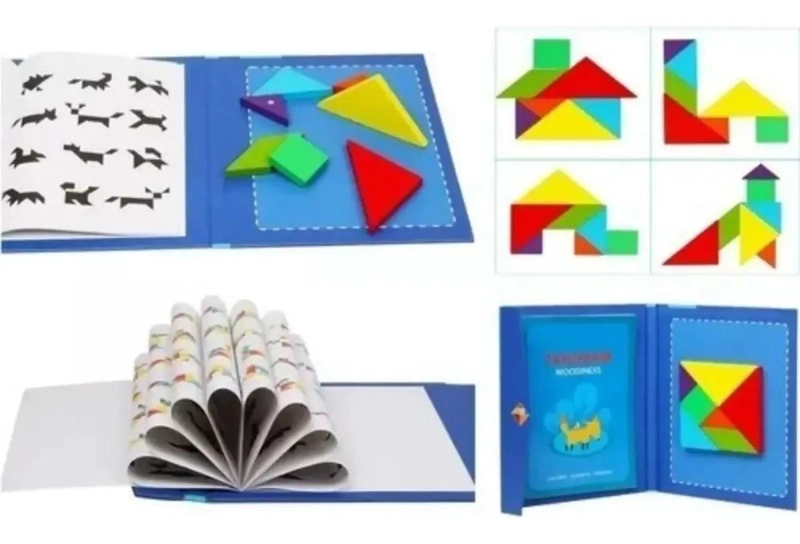 ROMPECABEZAS INFANTIL TANGRAM JUEGO MONTESSORI