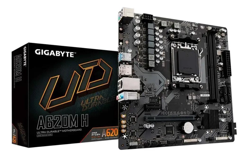 PLACA MADRE A620M H AM5 DDR5 7200MHZ M.2 MATX