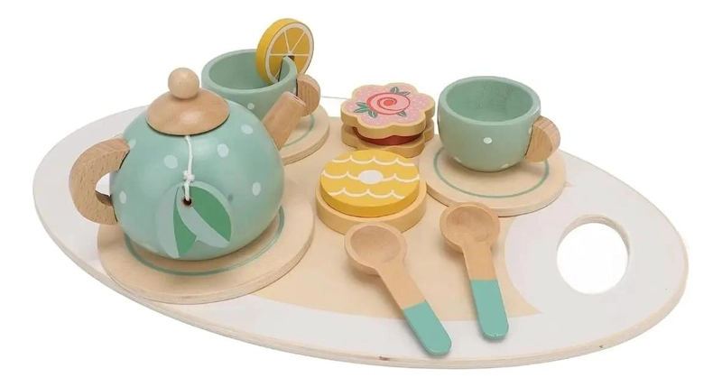 SET DE TAZAS DIDACTICAS DE MADERA PARA NIÑOS
