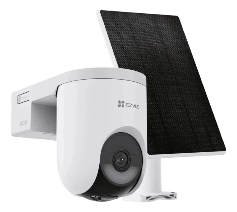 KIT CAMARA SEGURIDAD SOLAR 4MP 4G WIFI