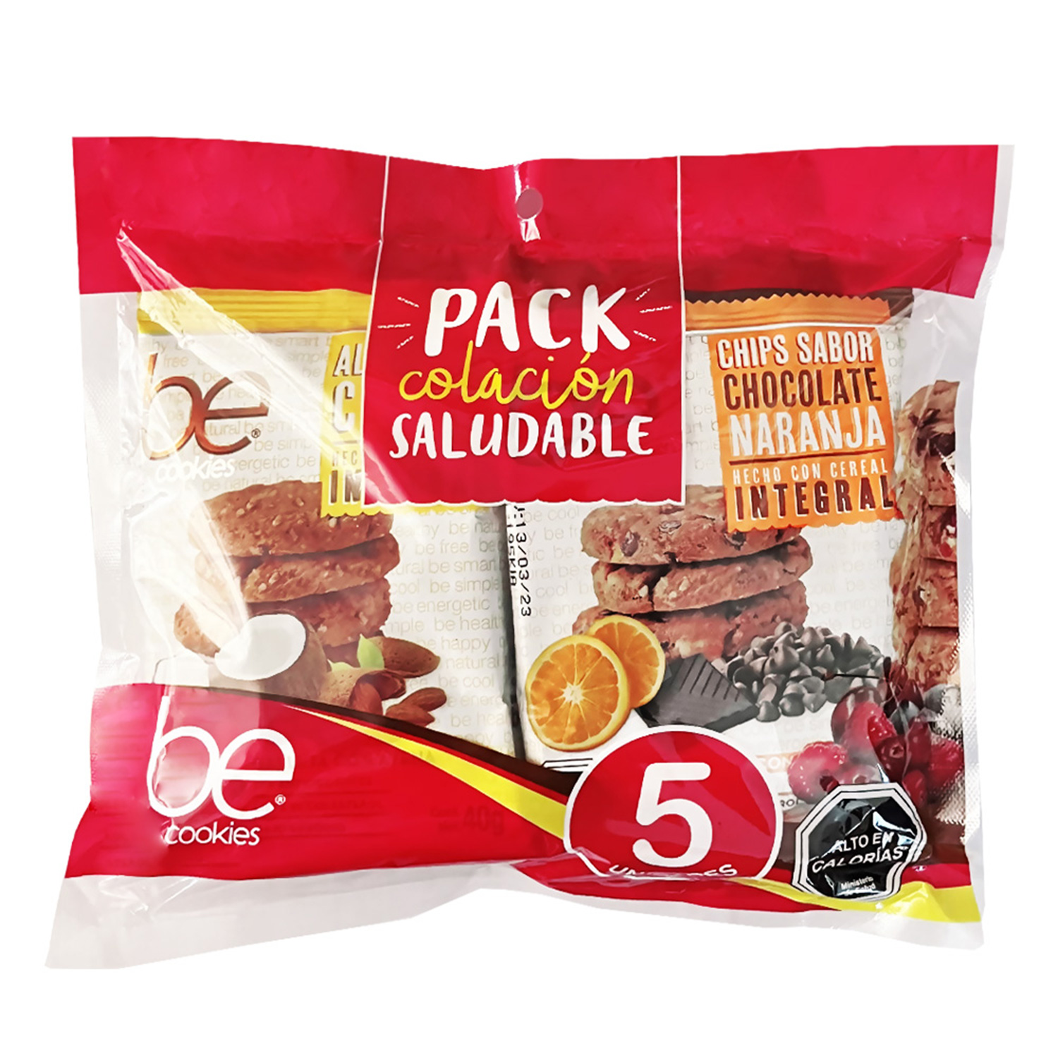 CAJA PACK COLACION 5 GALLETONES 40 GRS