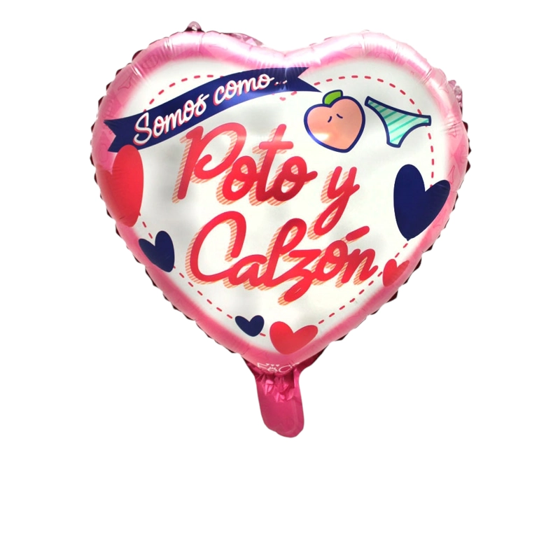 GLOBO METALICO 18 POTO Y CALZON X50 UNI