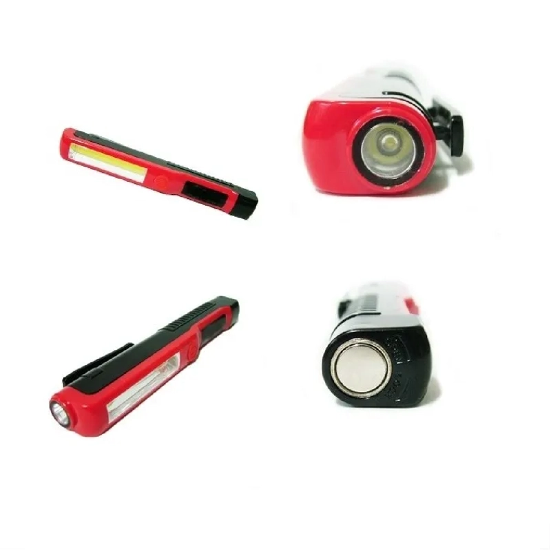 LINTERNA LED 2 EN 1 CON IMAN MULTIUSOS BLANCO