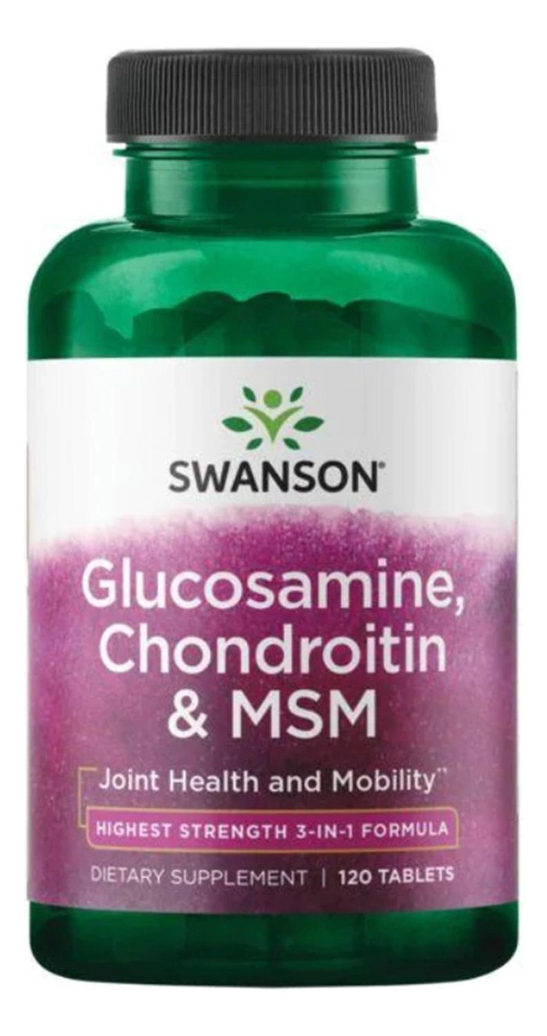 SW1009 GLUCOSAMINE. CHONDROITIN & MSM - HIGHEST STRENGTH 3-IN-1 FORMULA ...