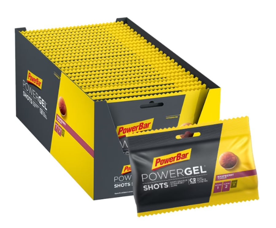 POWERBAR POWER GEL SHOTS ENERGY GEL GOMITAS 24U RASPBERRY