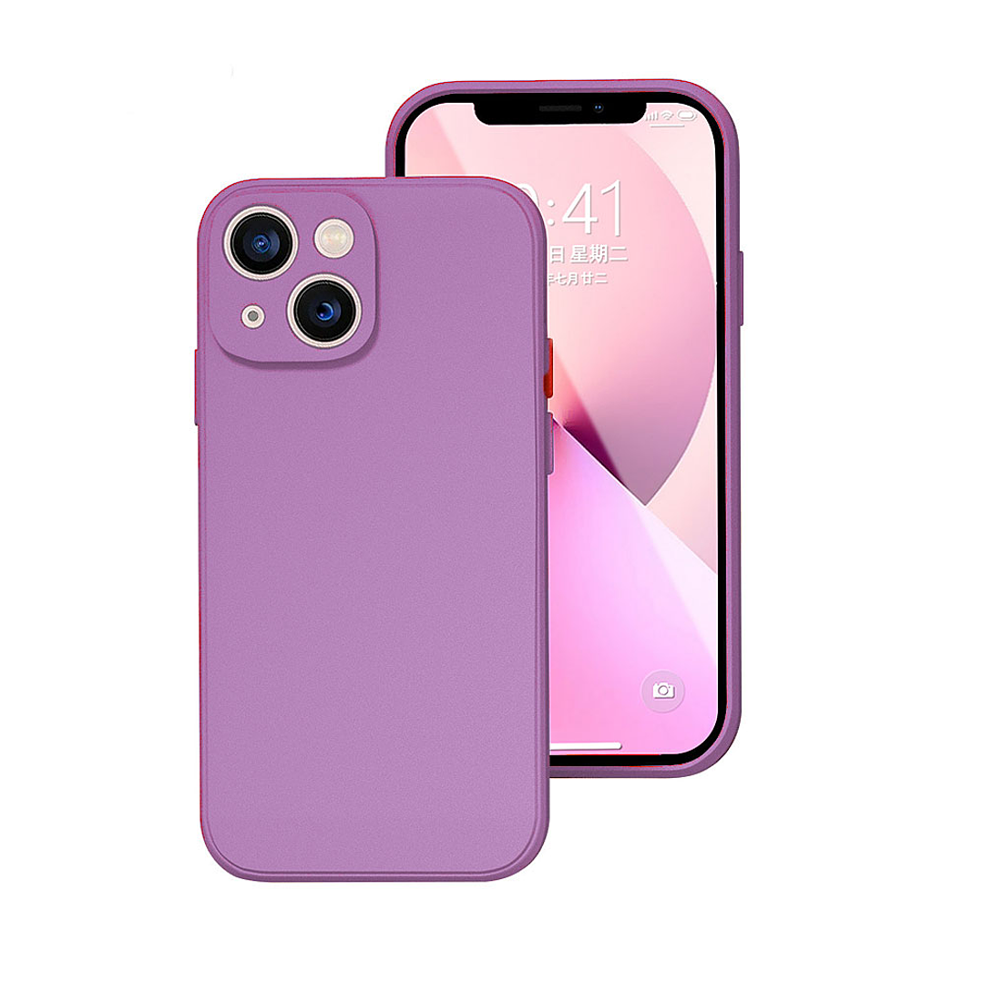 CARCASA SILICONA MORADO PARA TELÉFONO IPHONE 16 PRO