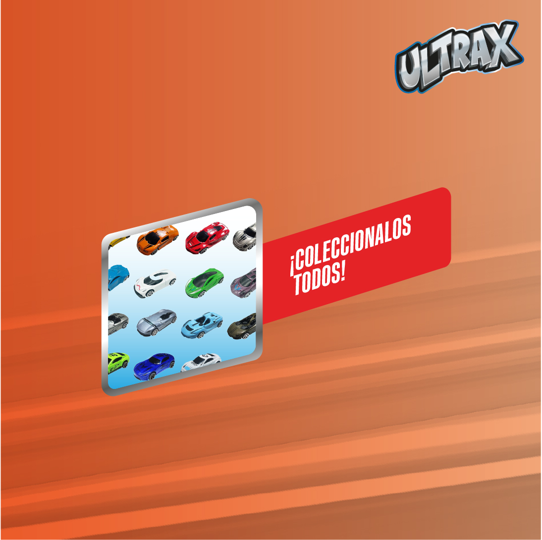 PACK DE 5 AUTOS METALICOS DE COLECCION ULTRAX