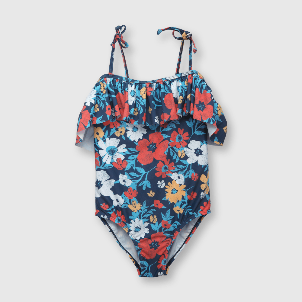 Ripley Traje De BaÑo NiÑa 55300 Azul Colloky