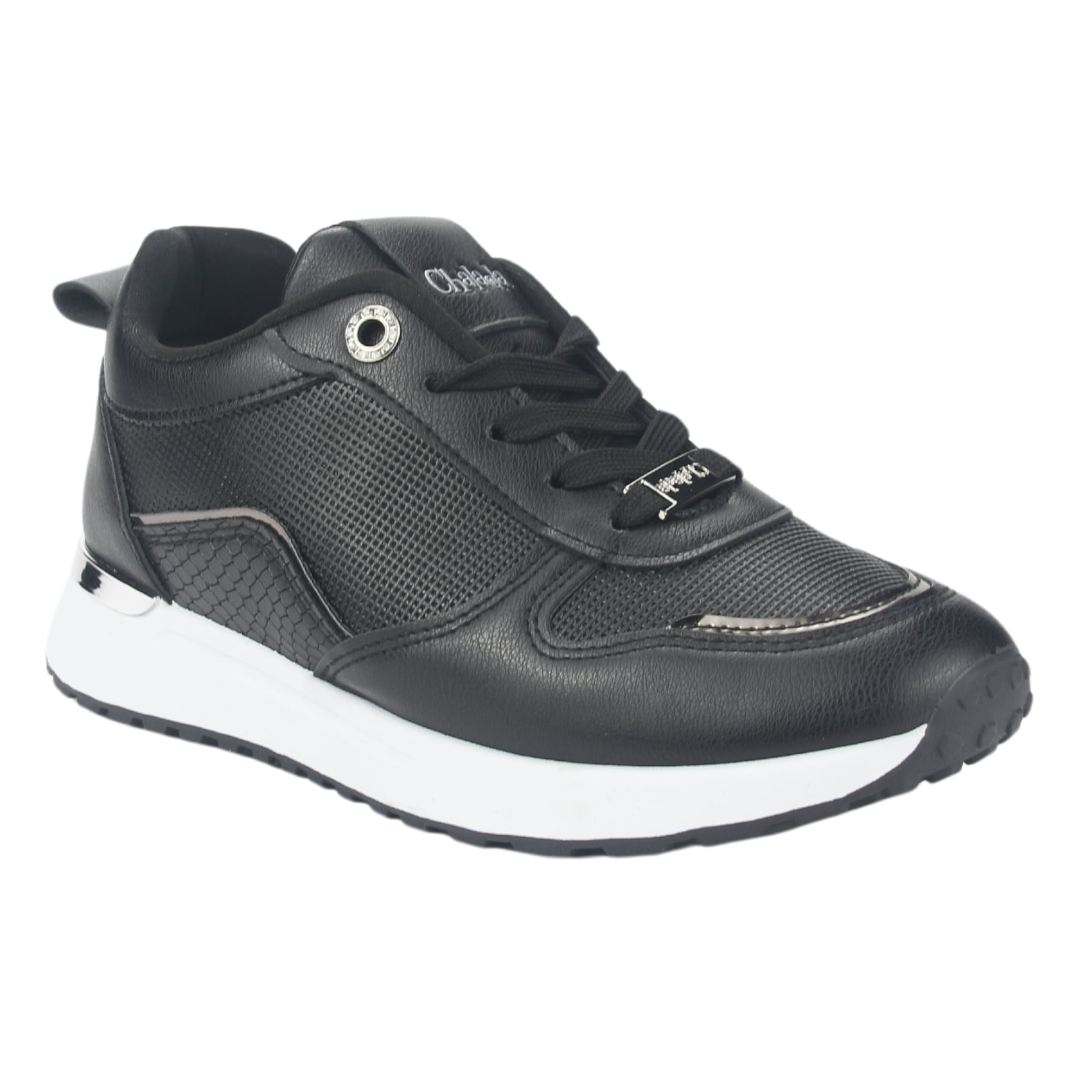 ZAPATILLAS MUJER CHALADA URBANAS NEGRO FLY-1