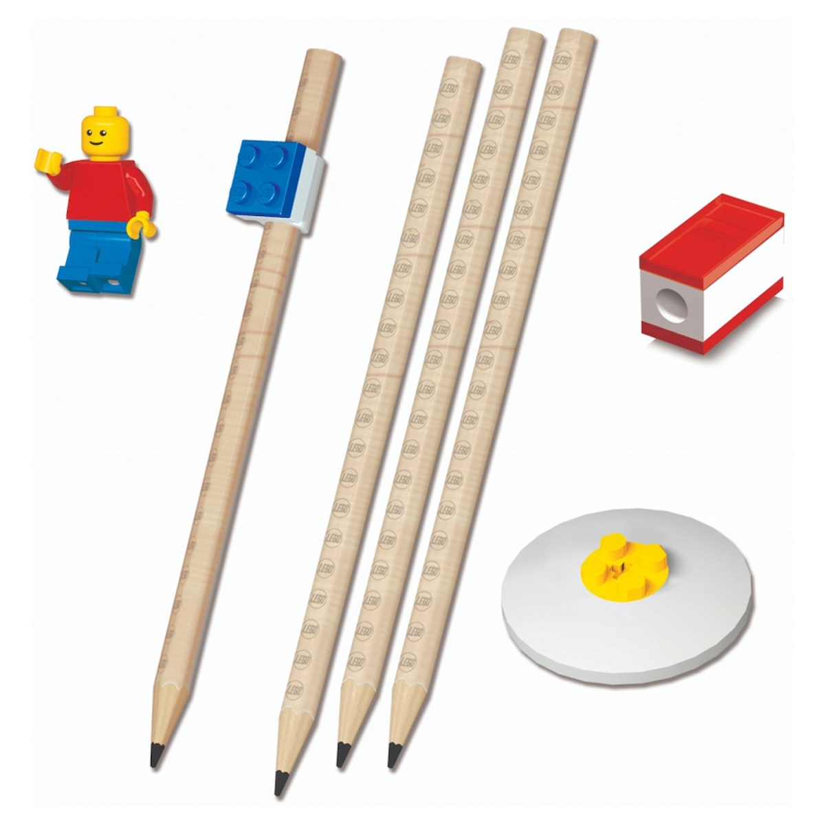 Ripley - JUEGO DE LÁPICES LEGO CON MINIFIGURA SANTOKI