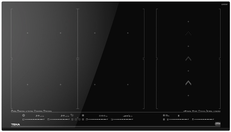ENCIMERA INDUCCION 6 QUEMADORES IZF 99700 BK MST TEKA