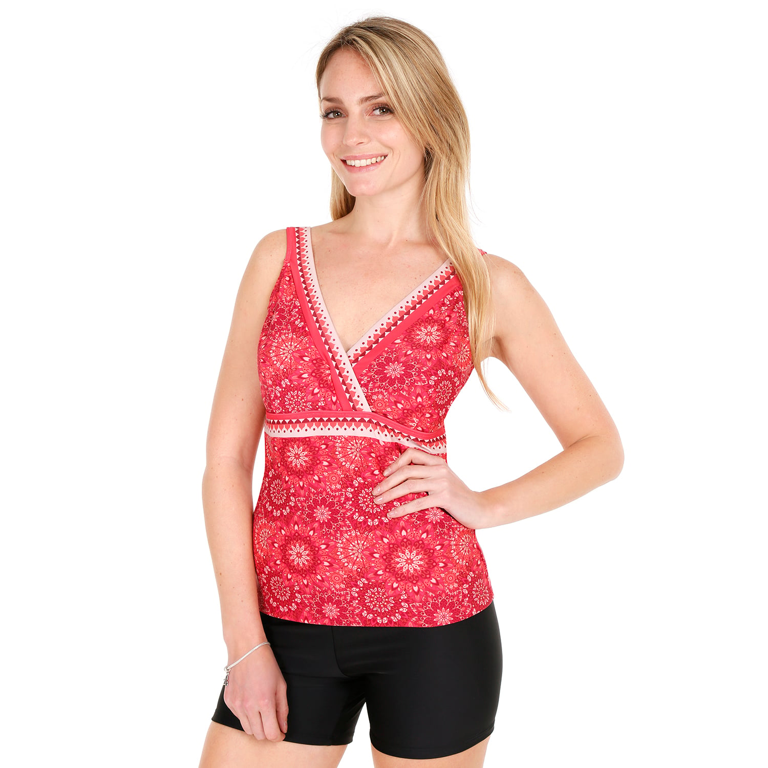 Ripley - TANKINI SUBLIMADO CON CONTROL BURDEO H2O WEAR