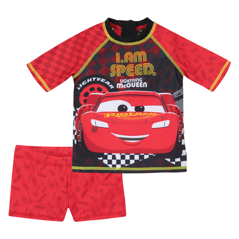 Ripley Traje De BaÑo Set Uv50 Para Bebe NiÑo Disney Rojo Rojo 18 8767