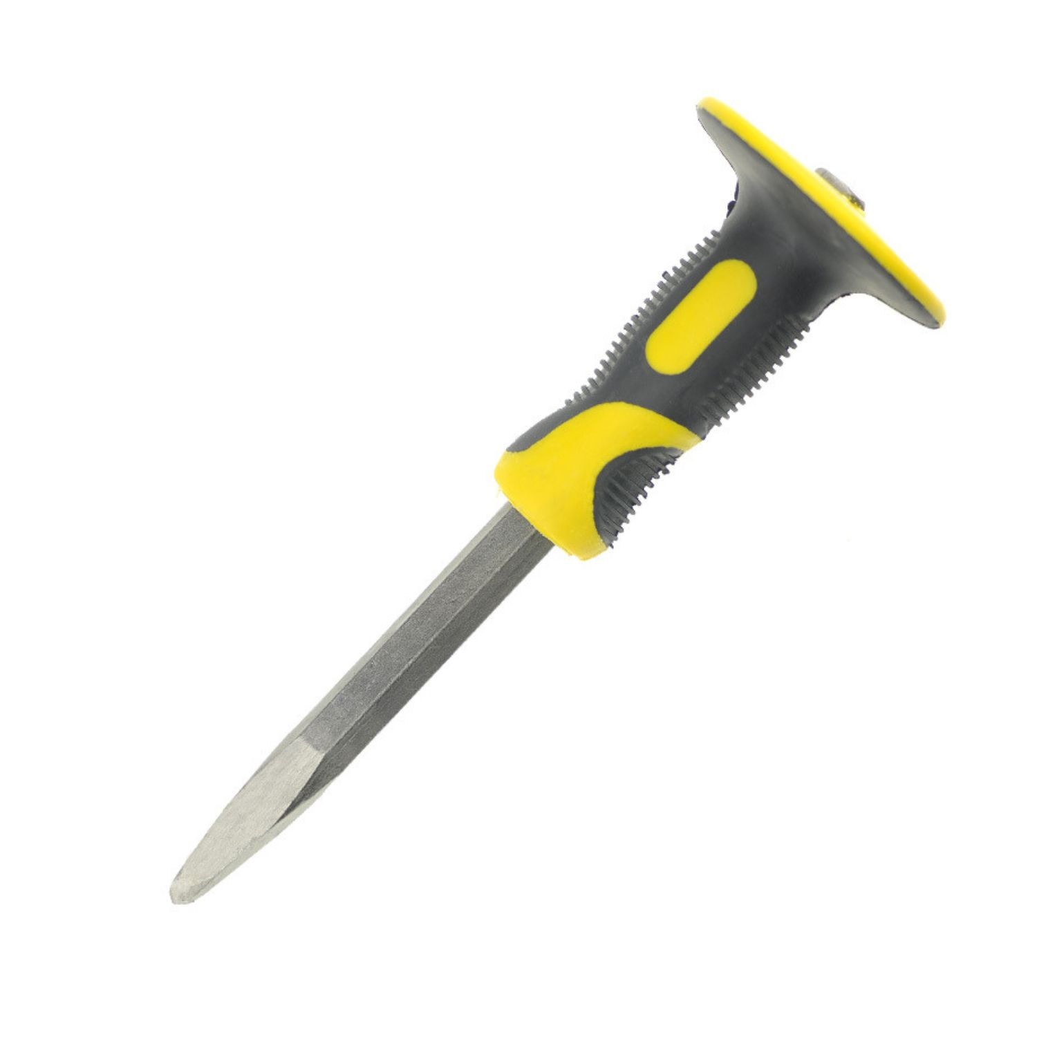 Ripley - CINCEL PUNTA PLANA 30CM CON MANGO PARA CONCRETO CONTRUCCION
