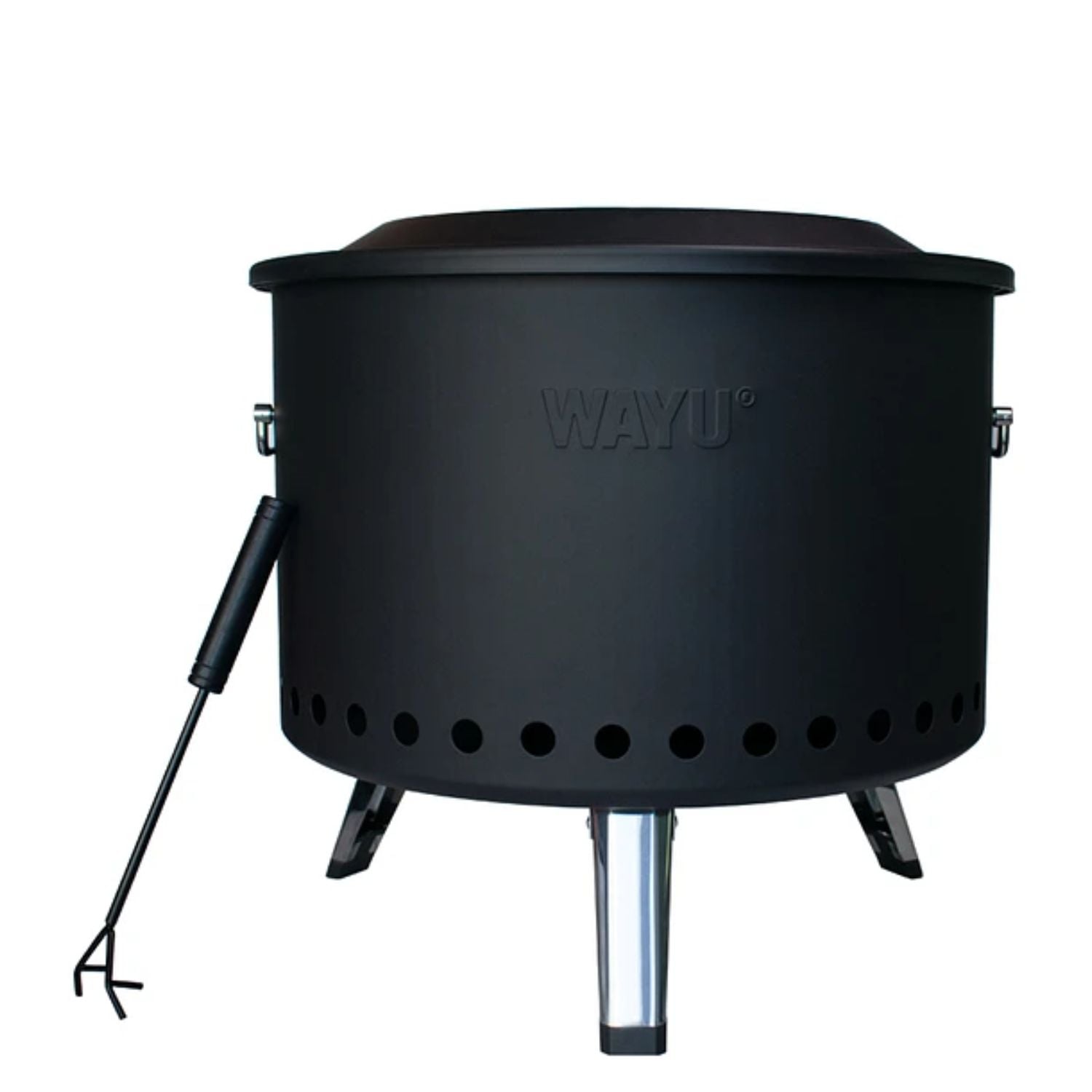 Ripley - FOGON BRASEO DOBLE COMBUSTION 55CM WAYU ASADO PARRILLA