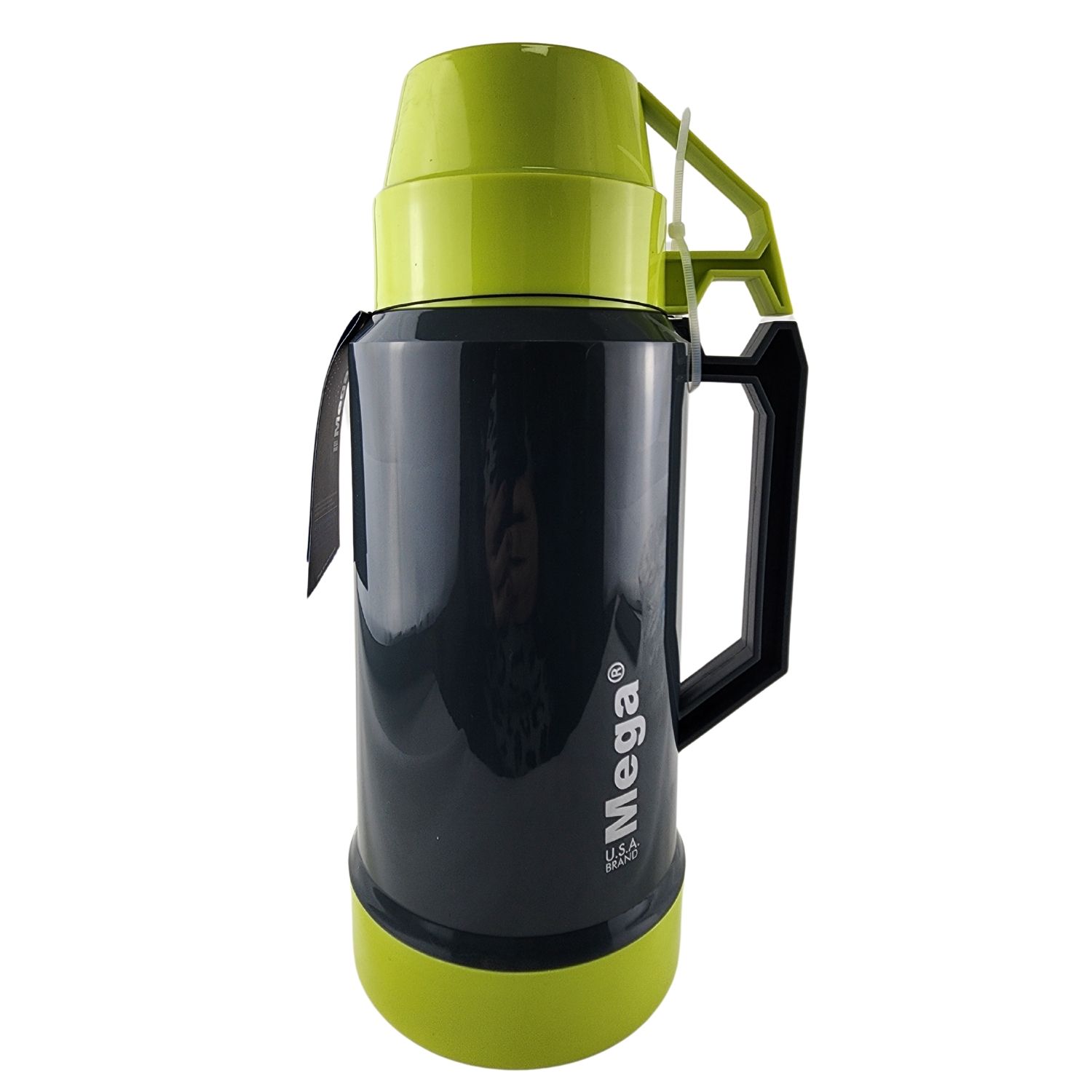 TERMO MEGA 1.9L NEW MEGATEMP BEBIDAS CALIENTES FRIAS CON TAZAS VERDE