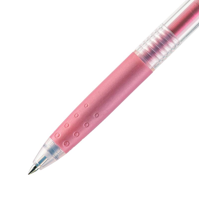 Ripley - 12 UN. LAPIZ GEL POP´LOL ROSADO METALICO 0.5 MM.