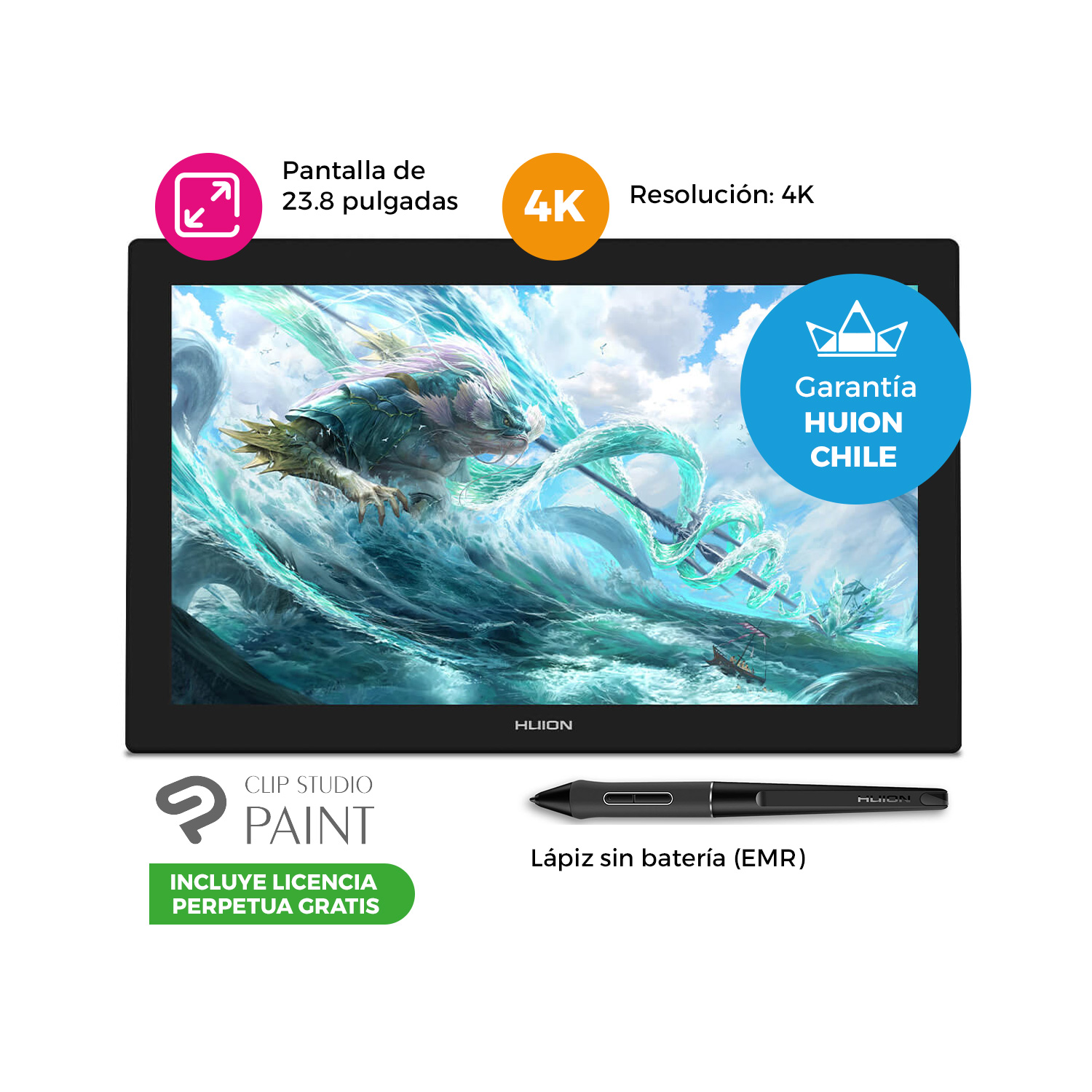 HUION OFFICIAL STORE CHILE - tableta grafica, tableta dig...