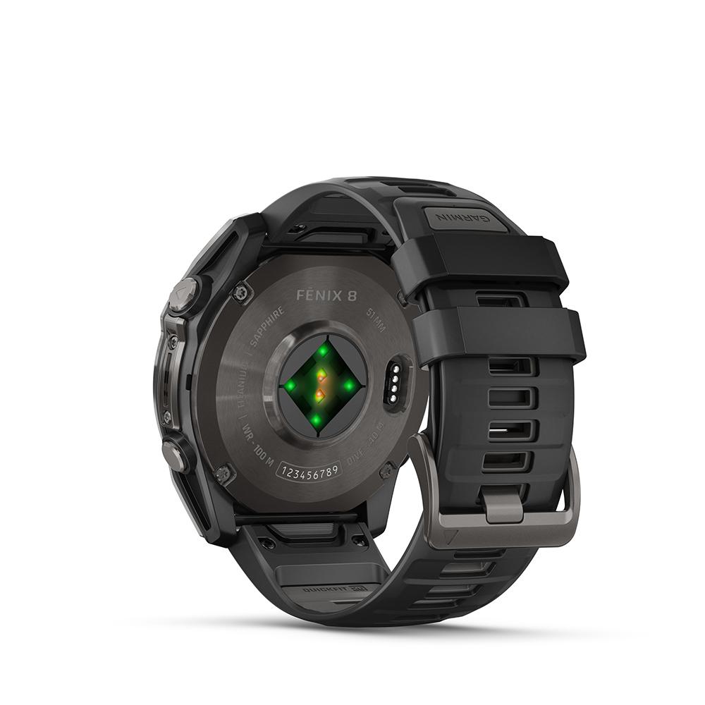 FENIX 8 – 51MM, SAPPHIRE, GRAPHITE GREY WITH BLACK/GREY