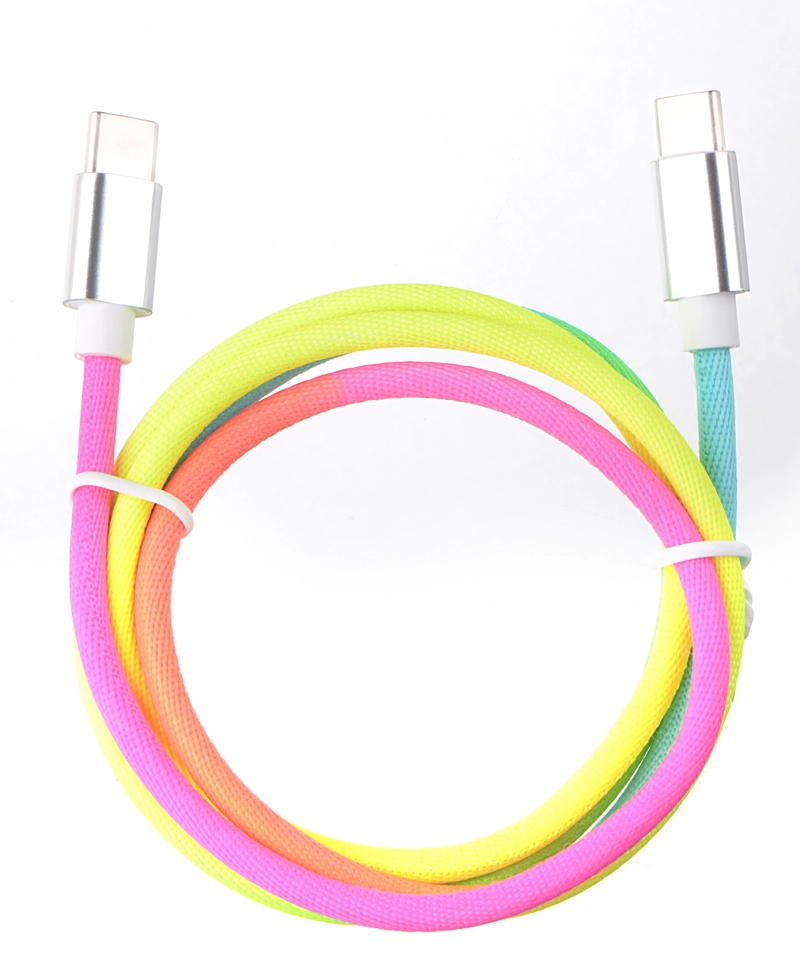 CABLE FIDDLER RAINBOW USB-C PD 60W 1M