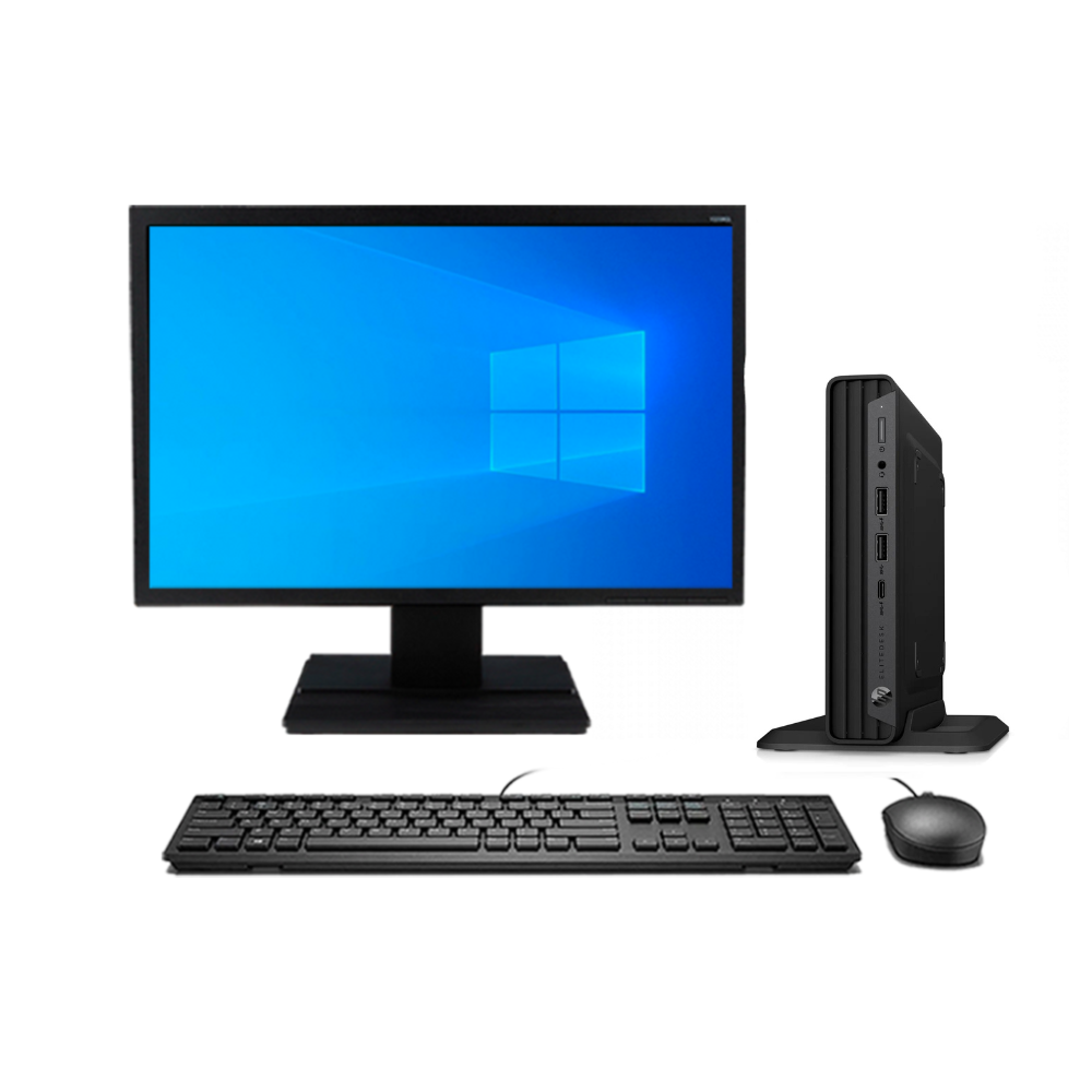 Ripley - KIT MONITOR MINI PC HP PRODESK 400 G6 I5 16GB 256GB SSD ...