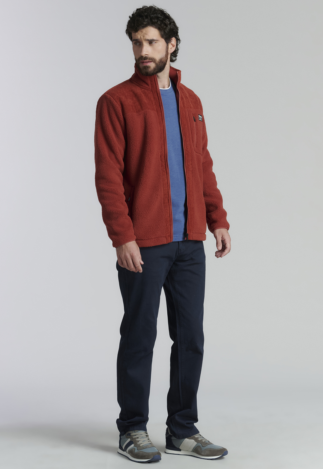 POLERÓN HOMBRE FEROUCH ROJO MISSOURI FJS BRICK